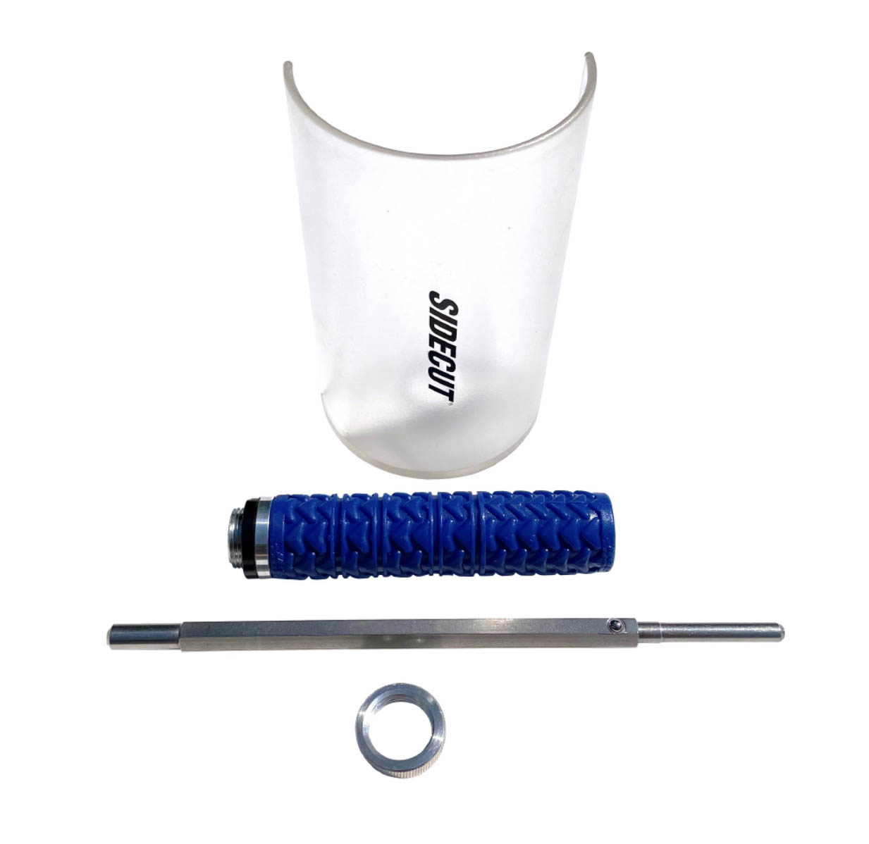 Roto Handle, Axle and Shield - 120mm with Quick Change System - SIDECUT